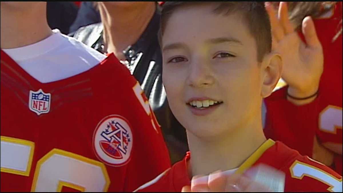 Kaleb King enjoys Dream Factory day at Arrowhead