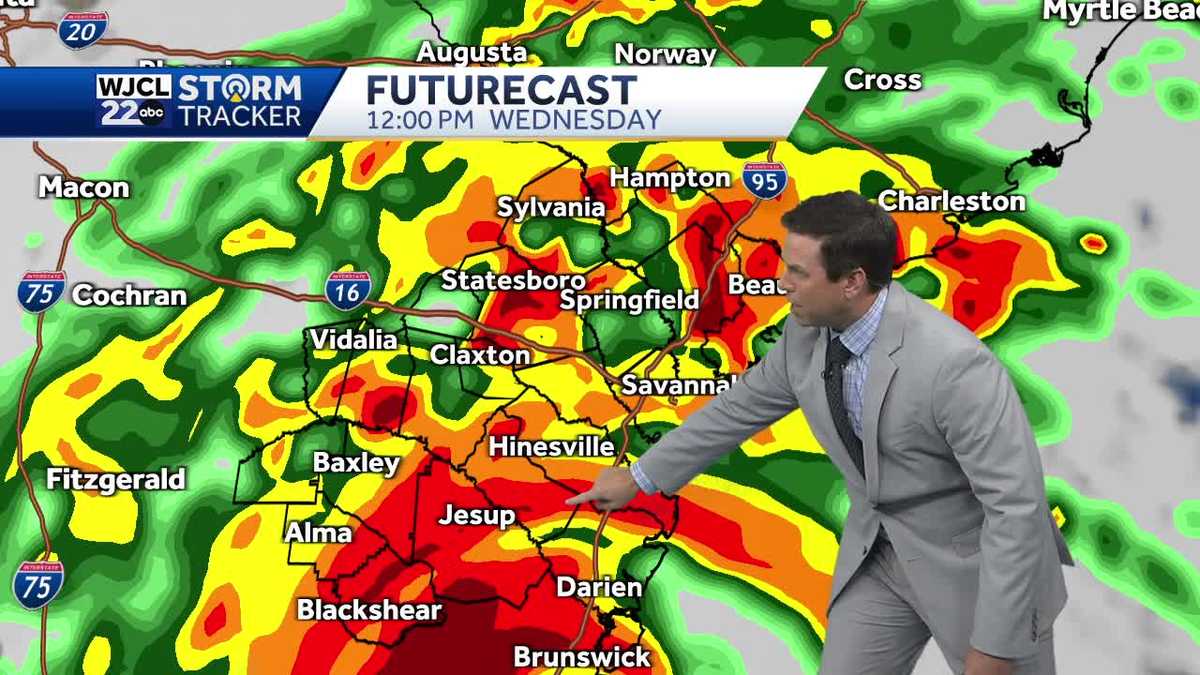 Idalia track and where it will track over the coming days