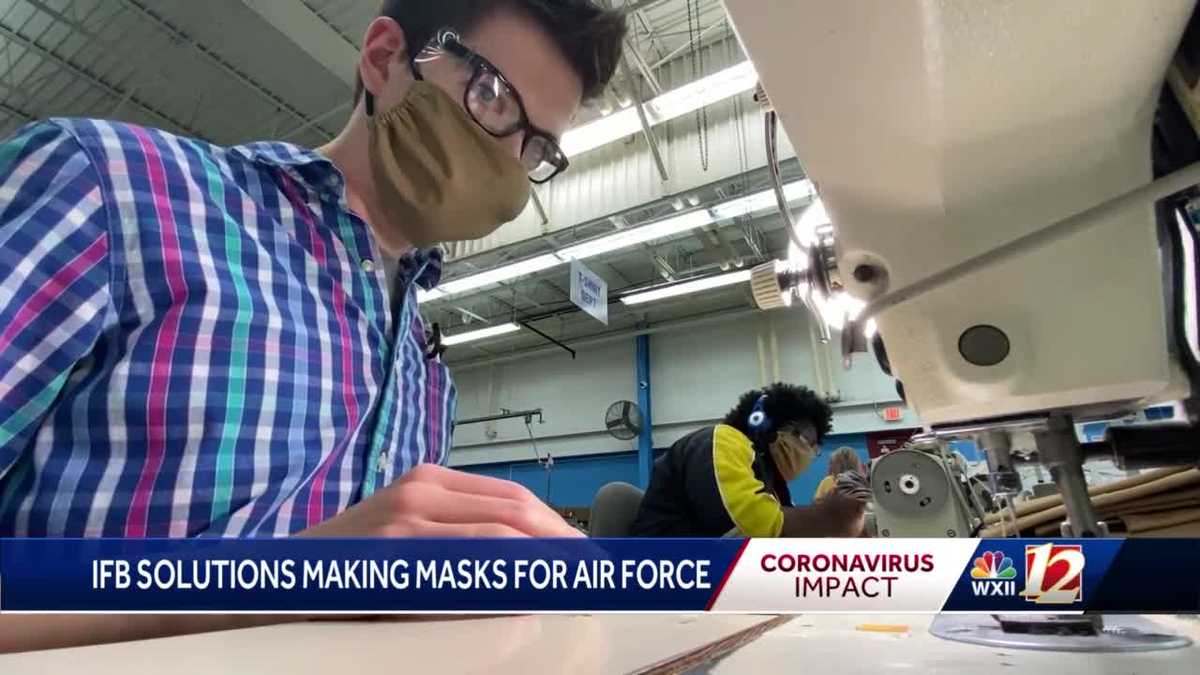 Winston-Salem's IFB Solutions to make 10k face masks for Air Force