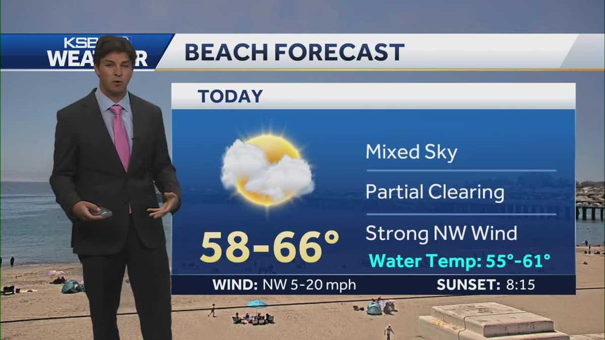 Cooler temperatures and coastal drizzle expected in Monterey area