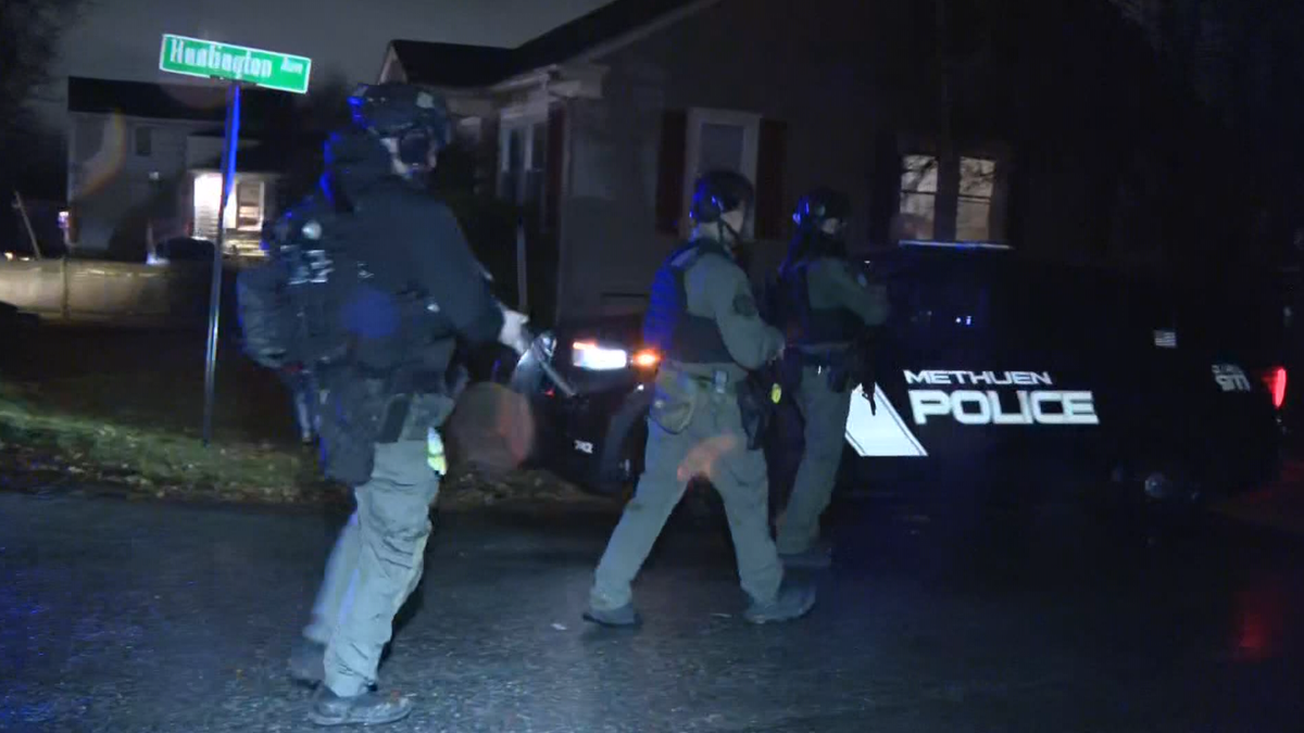 Police standoff involving SWAT Team and drones closes road for hours