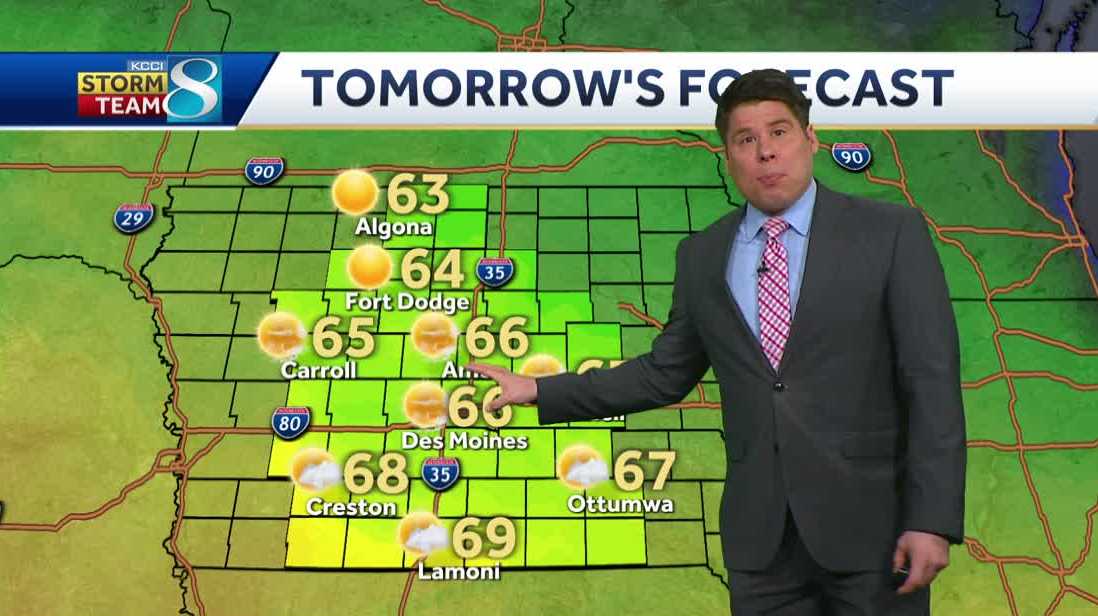 Iowa weather forecast: Sunshine and above-average temps continue