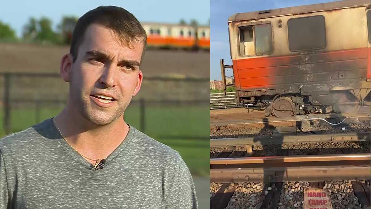 Passenger on Orange Line train that caught fire describes ordeal