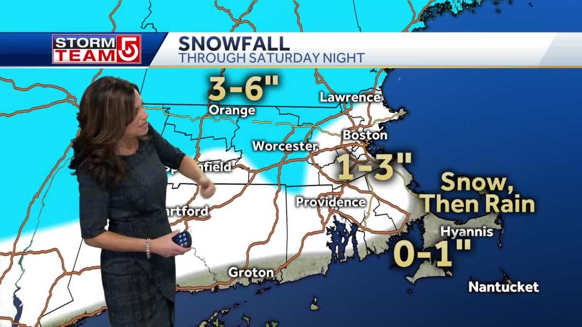 Video: Snow in forecast for weekend