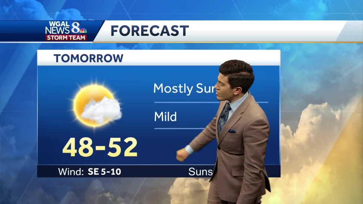 Warming trend continues for late week