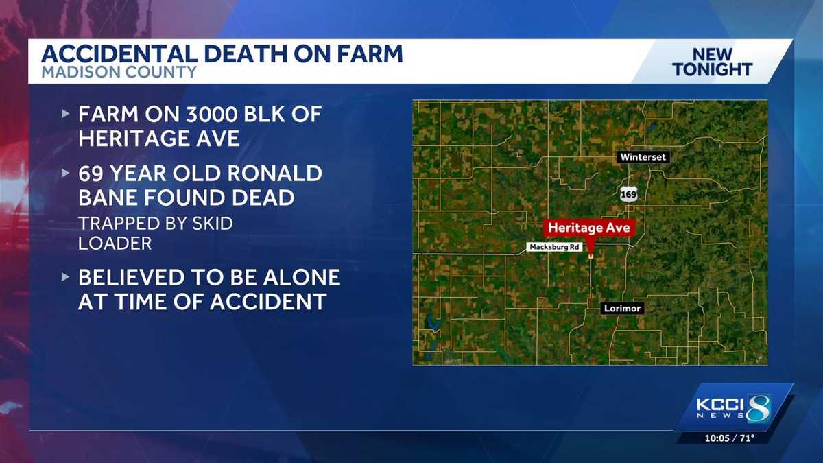 Iowa farming accident: Lorimor man dies after being injured by skid loader