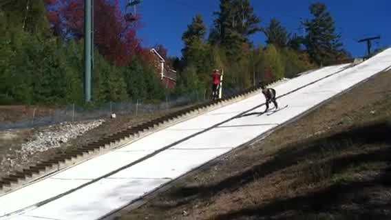 Escape Outside: Ski jump training