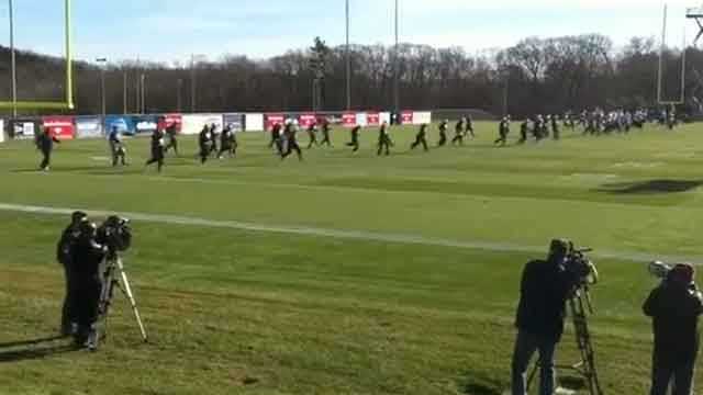 Pats put loss behind them, return to practice field