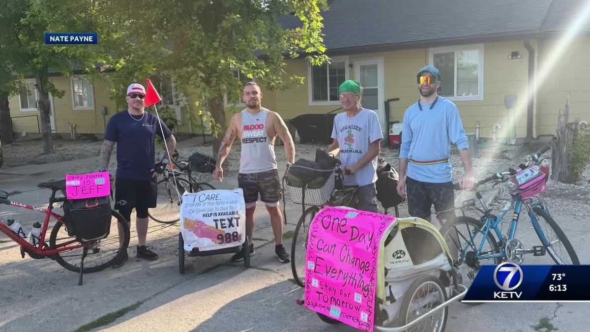 Iowa bike ride honors friend lost to suicide, raises awareness