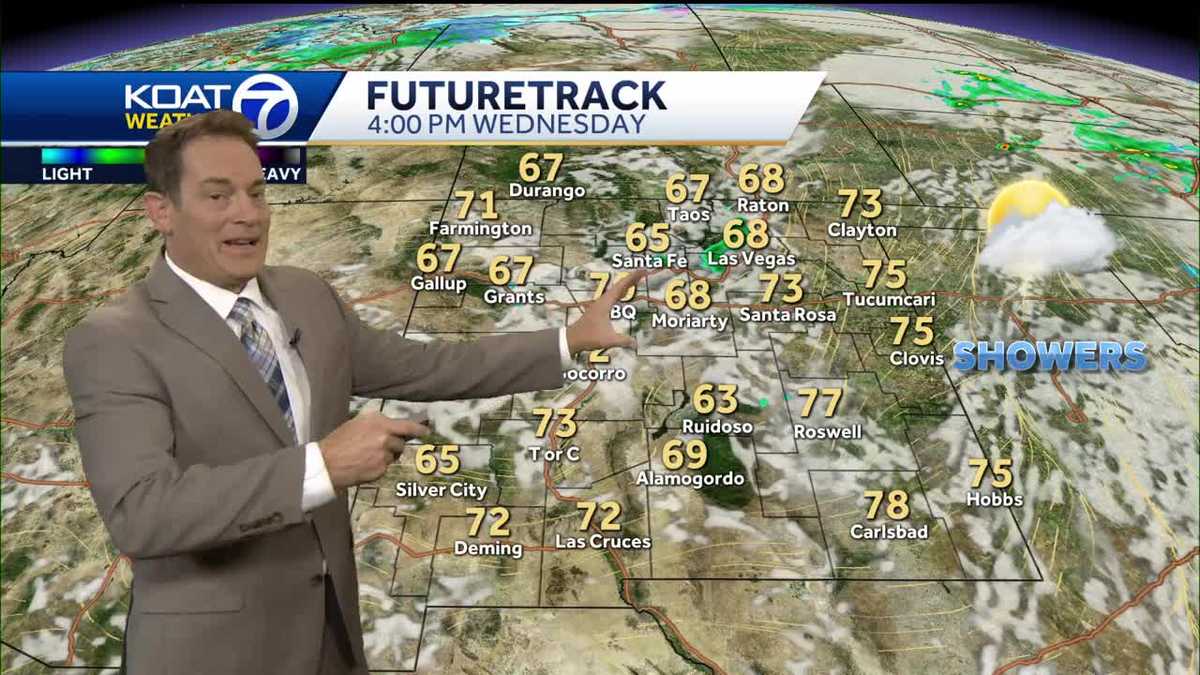 Rain chances fall with mild temperatures today