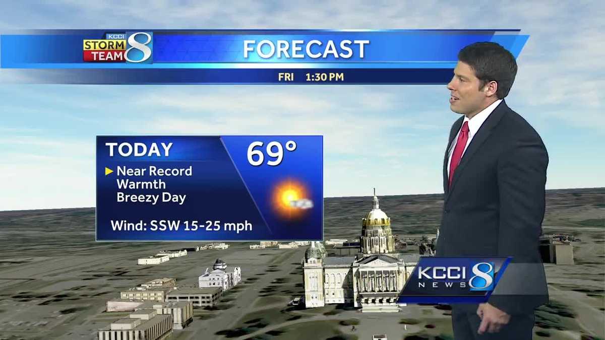 Videocast: Near-record temperatures Friday