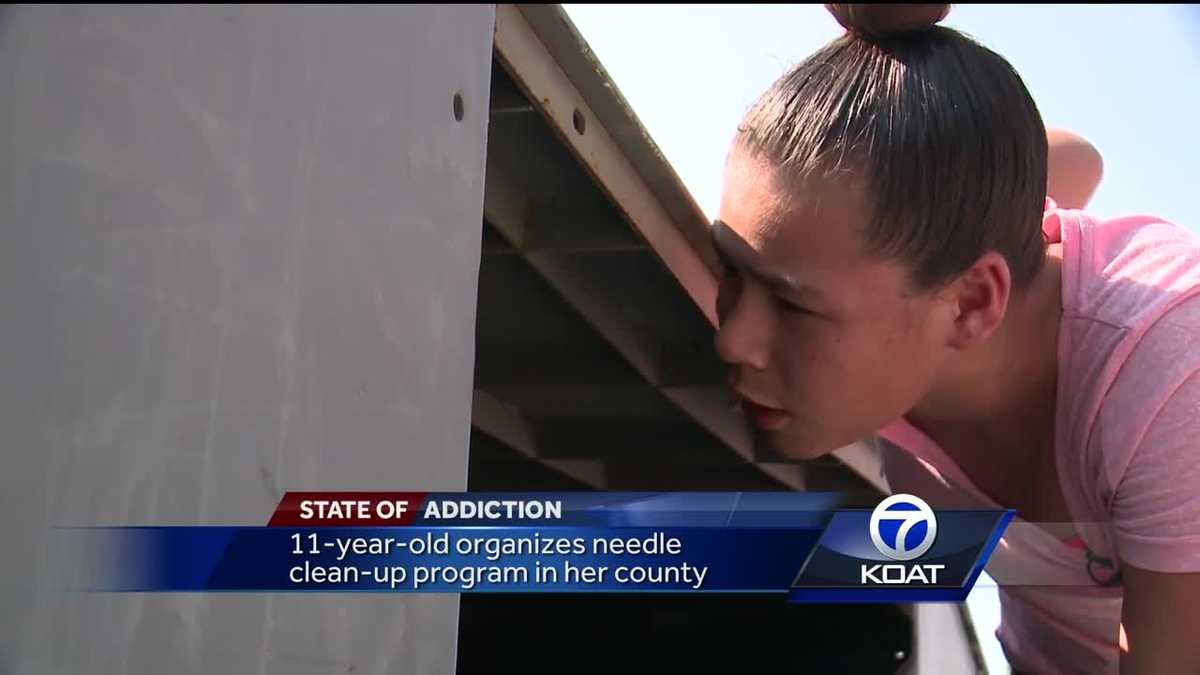 11-year-old organizes needle clean-up program