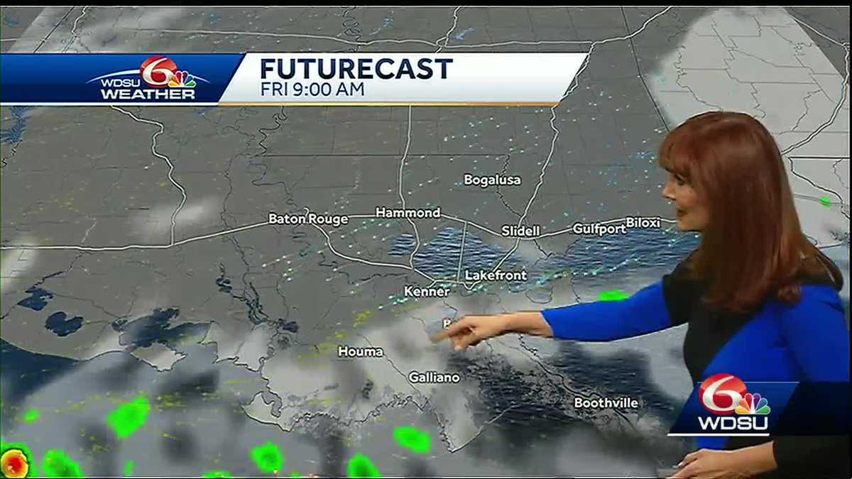 Isolated Rain Friday