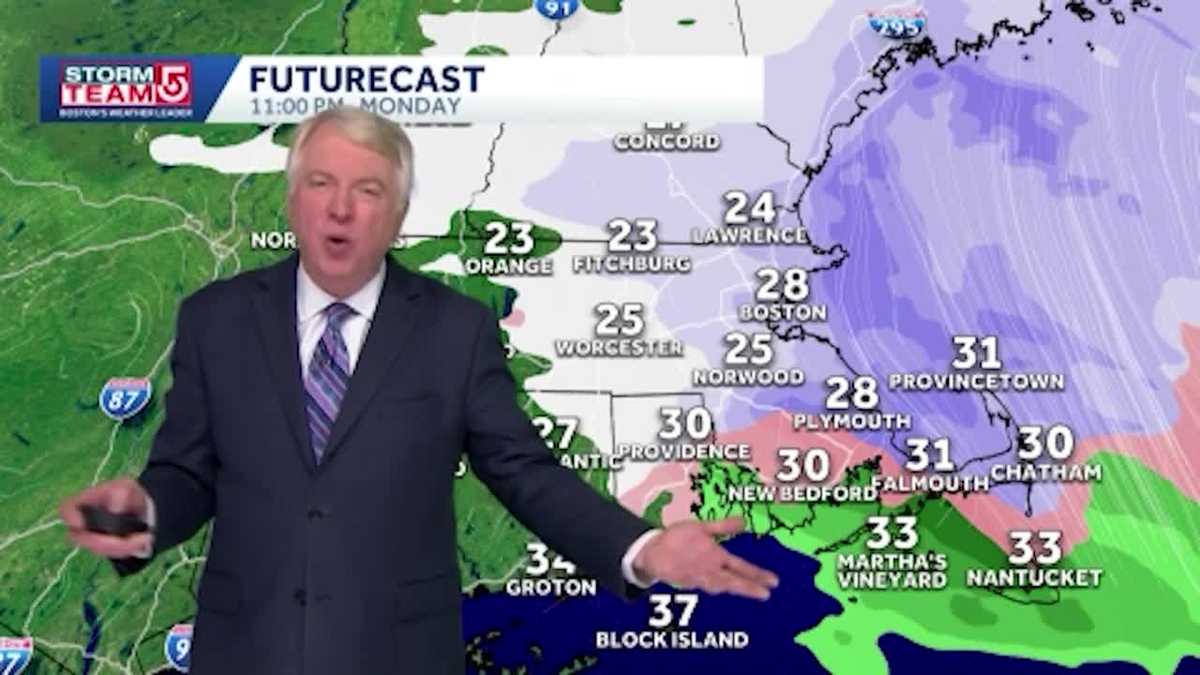 Video: Light snow tapering off late tonight