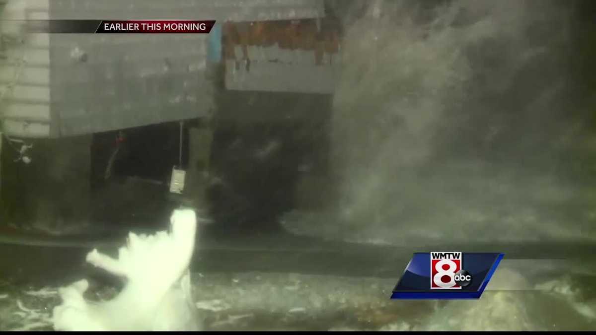 Ferry Beach pounded again by powerful storm