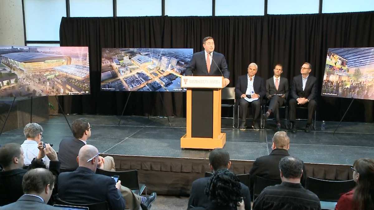 RAW: Bucks unveil early arena drawings