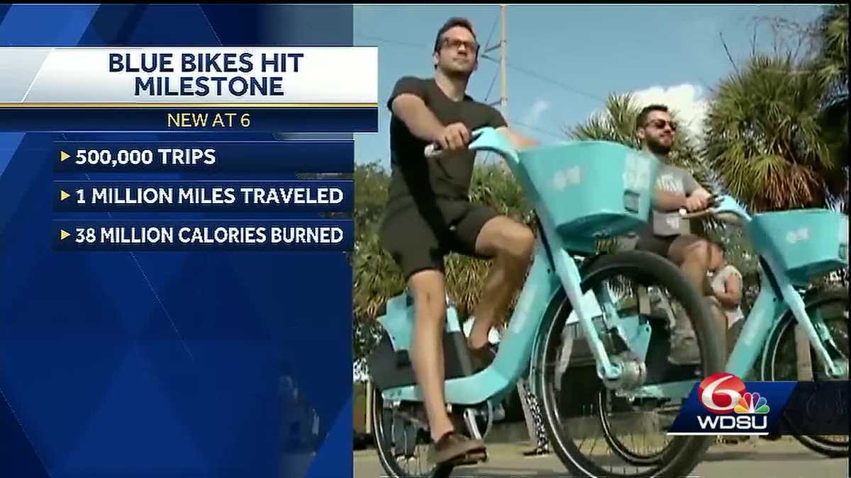 Blue Bikes Riders Hit Half-a-Million Trips Milestone
