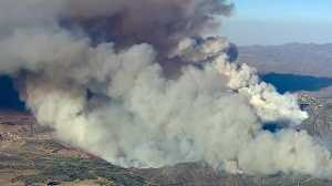Evacuations from California's pilot fire