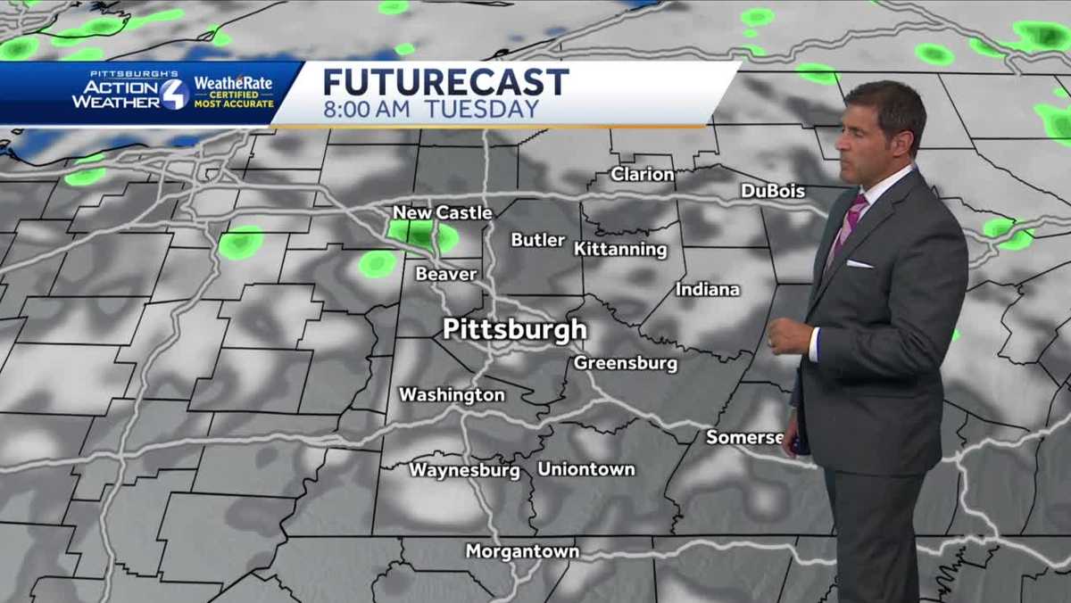 Pittsburgh weather: Partly sunny and 70s Tuesday