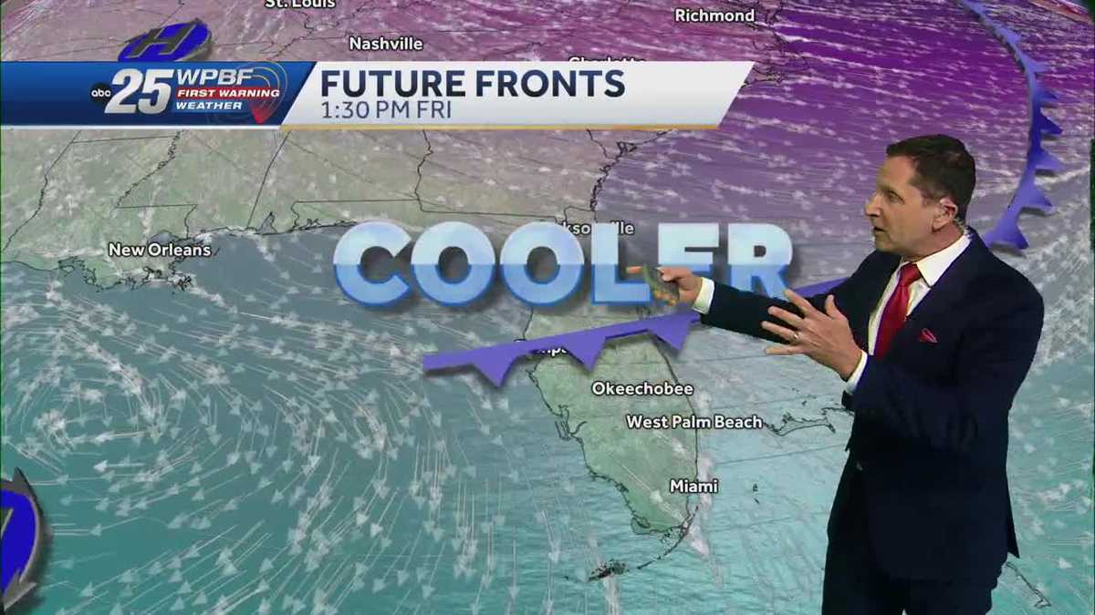 Several cold fronts on the way
