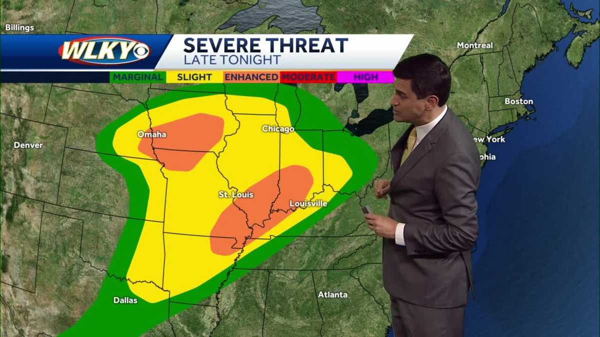 Heavy rain and strong storms in the forecast