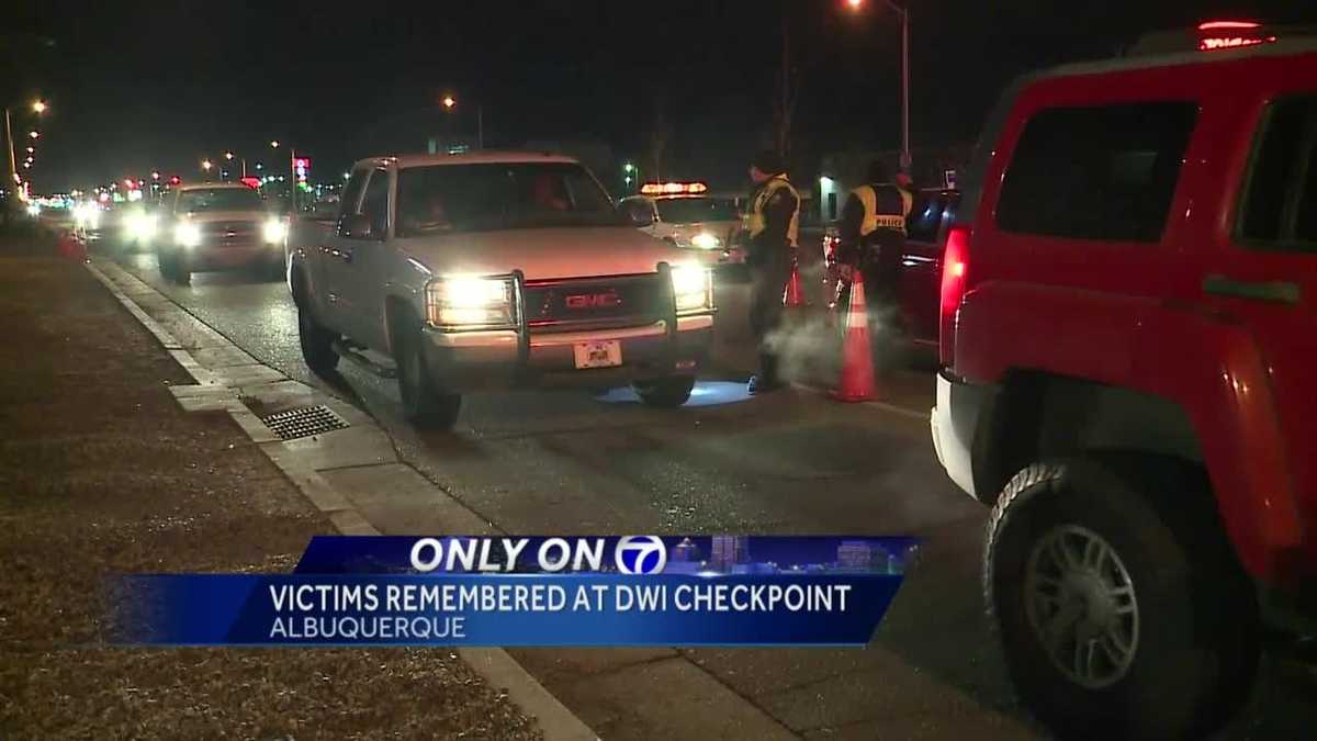Victims Remembered at DWI Checkpoint