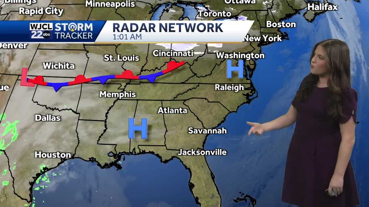 Cool start once again but warm weather is in the forecast