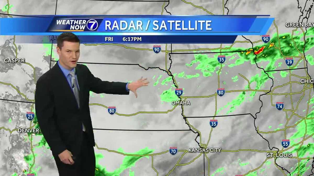 Breezy, chilly evening with some drizzle