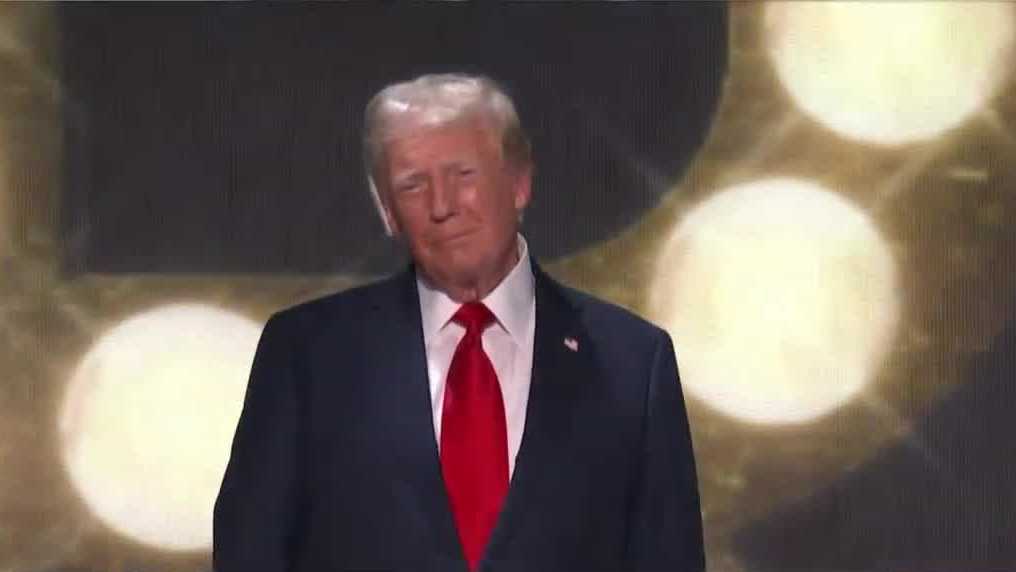 Donald Trump accepts Republican Party nomination at the RNC