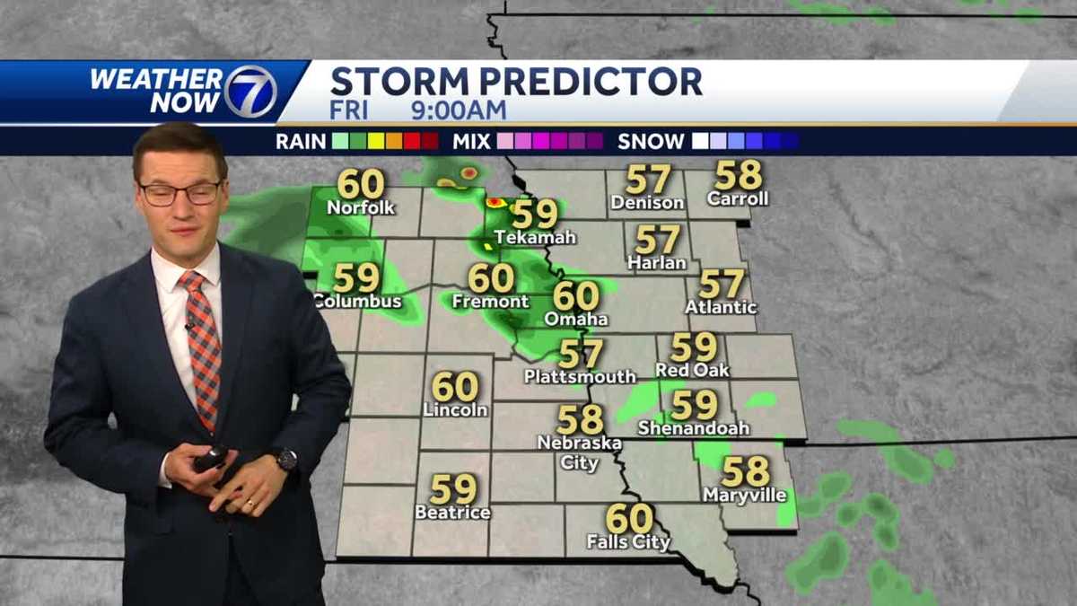 Omaha morning weather forecast for Saturday, May 5