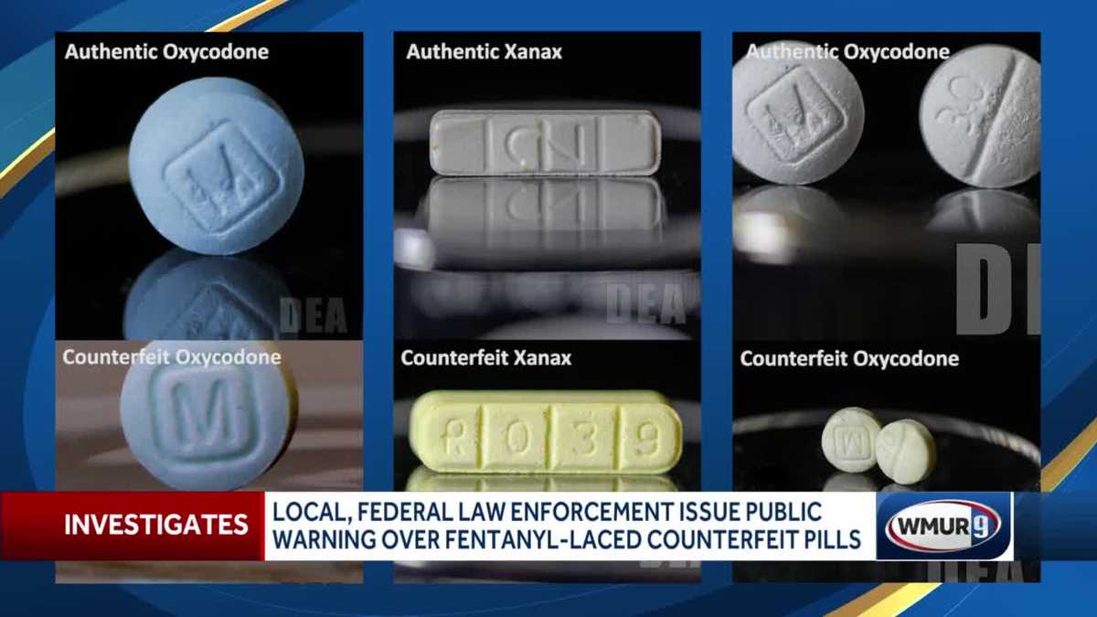 Fentanyl hidden in counterfeit pills in NH, officials say