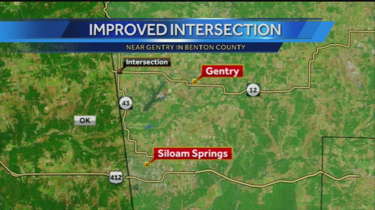 Intersection imporvements in Gentry will increase safety