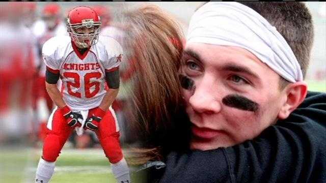 High school football player paralyzed in football game