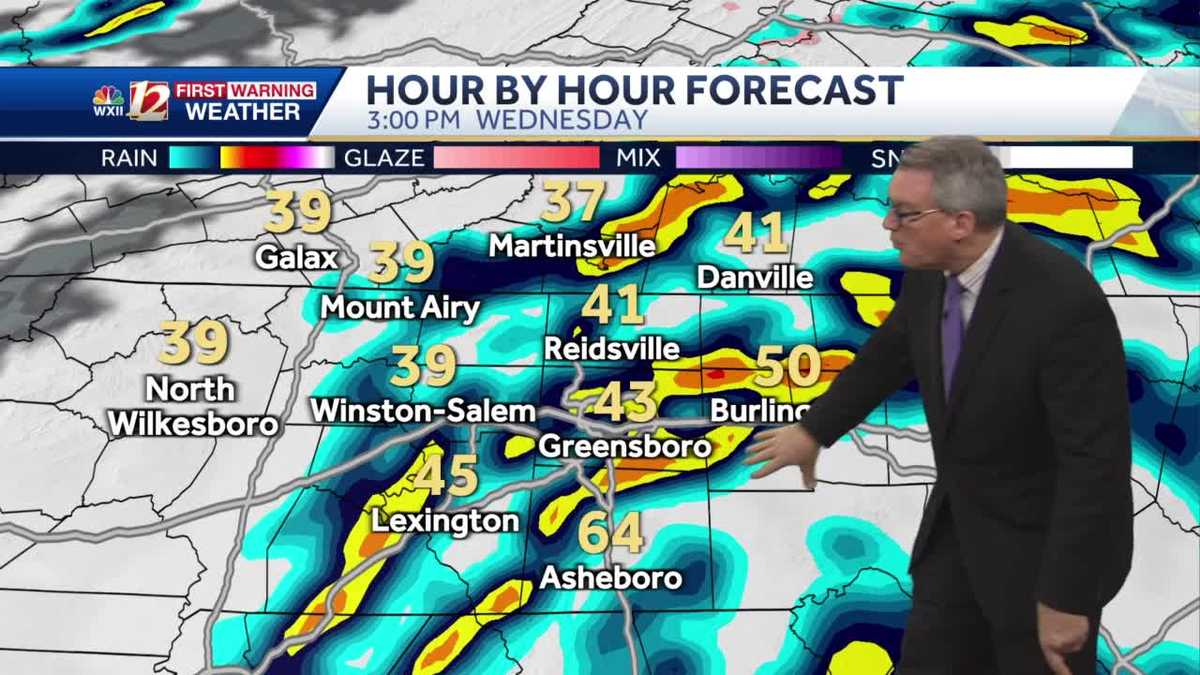 WATCH: Monday mountain snow showers, rain returns soon