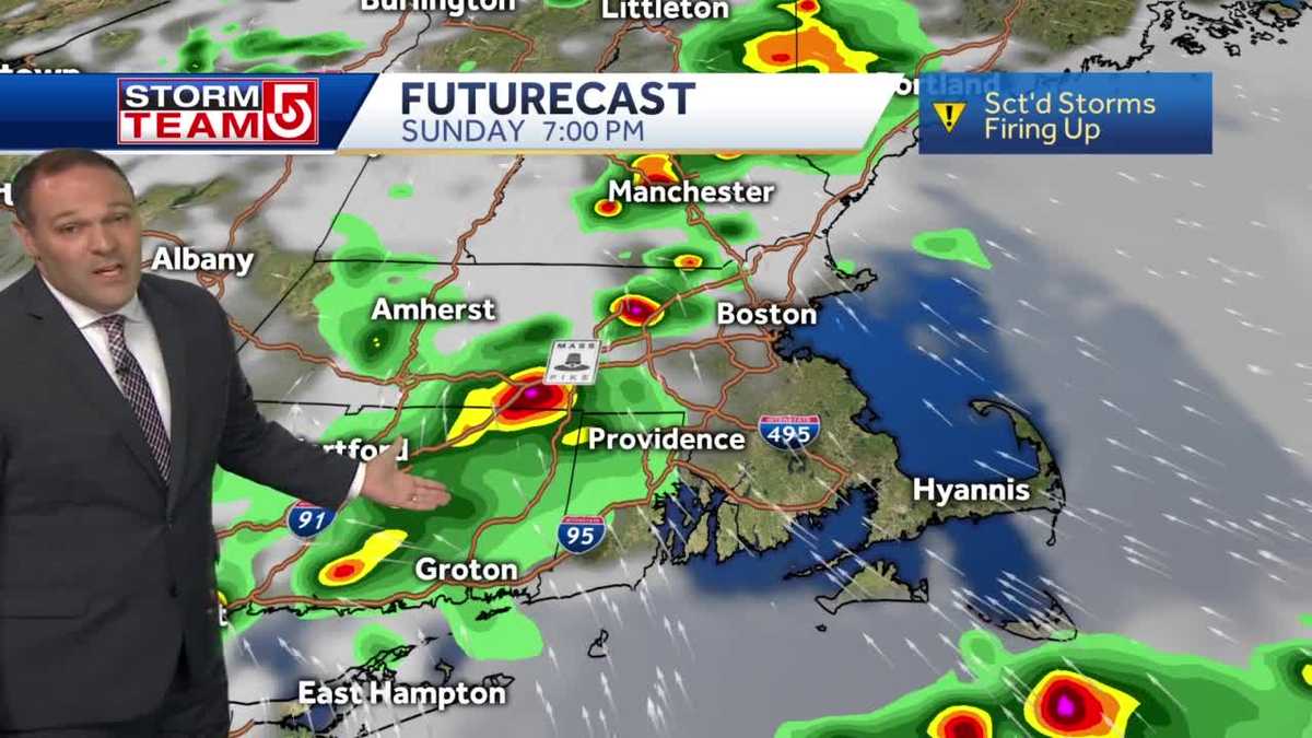 Video: Lightning is biggest concern during Sunday thunderstorms