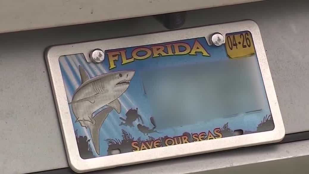 Florida law bans obstructive license plate frames and covers