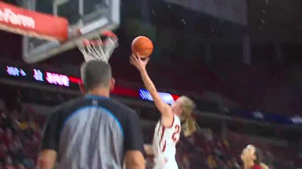 Donarski shines as No. 8 Iowa State downs SIUE 94-43