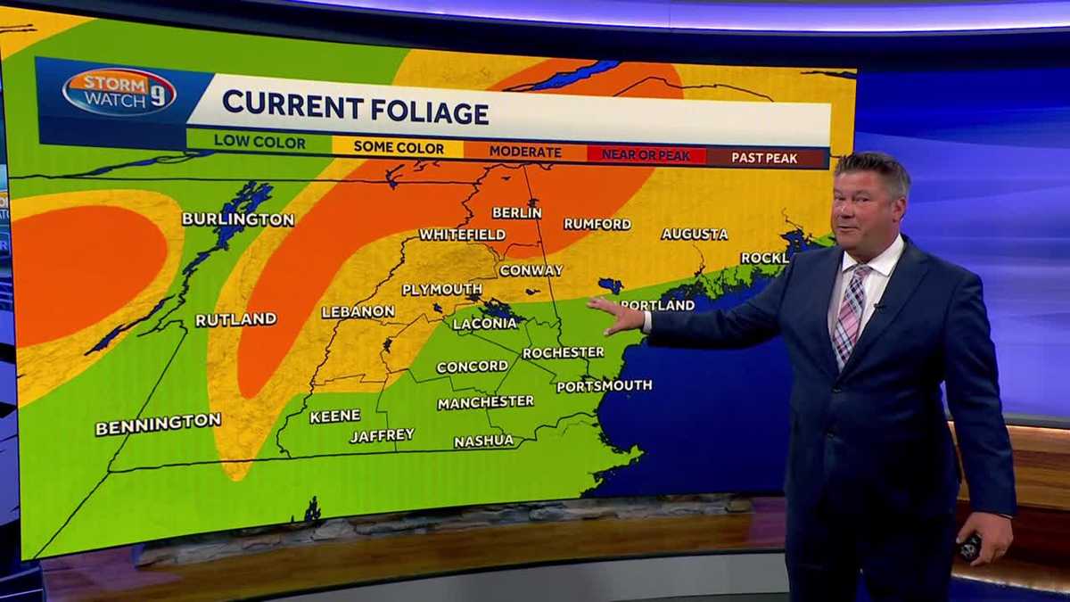 New Hampshire foliage tracker: Colors emerging in northern NH, weeks ...