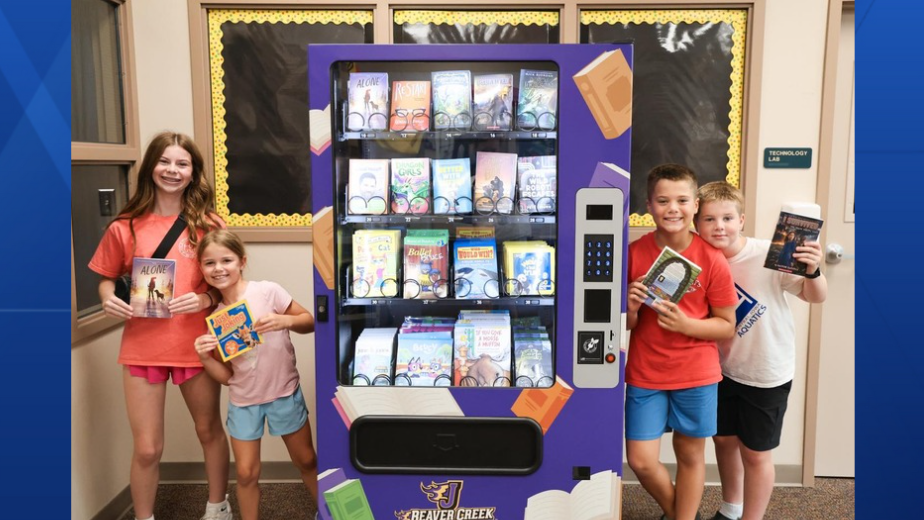 Johnston schools launch book vending machines for students