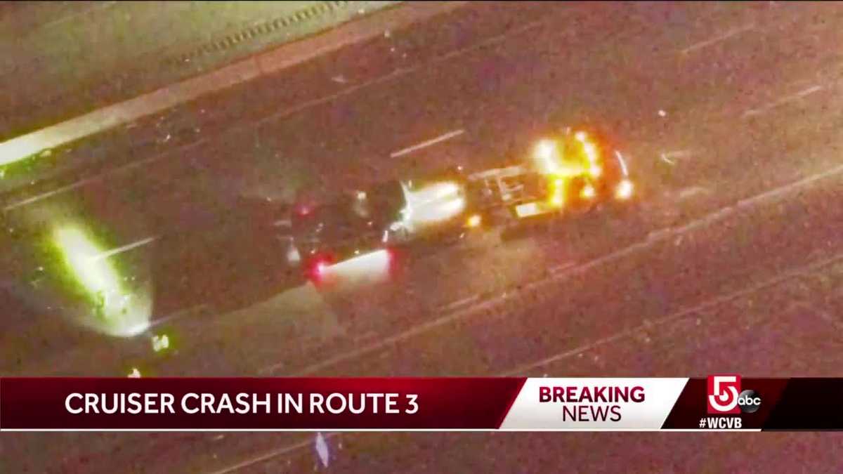 2 injured in crash involving cruiser