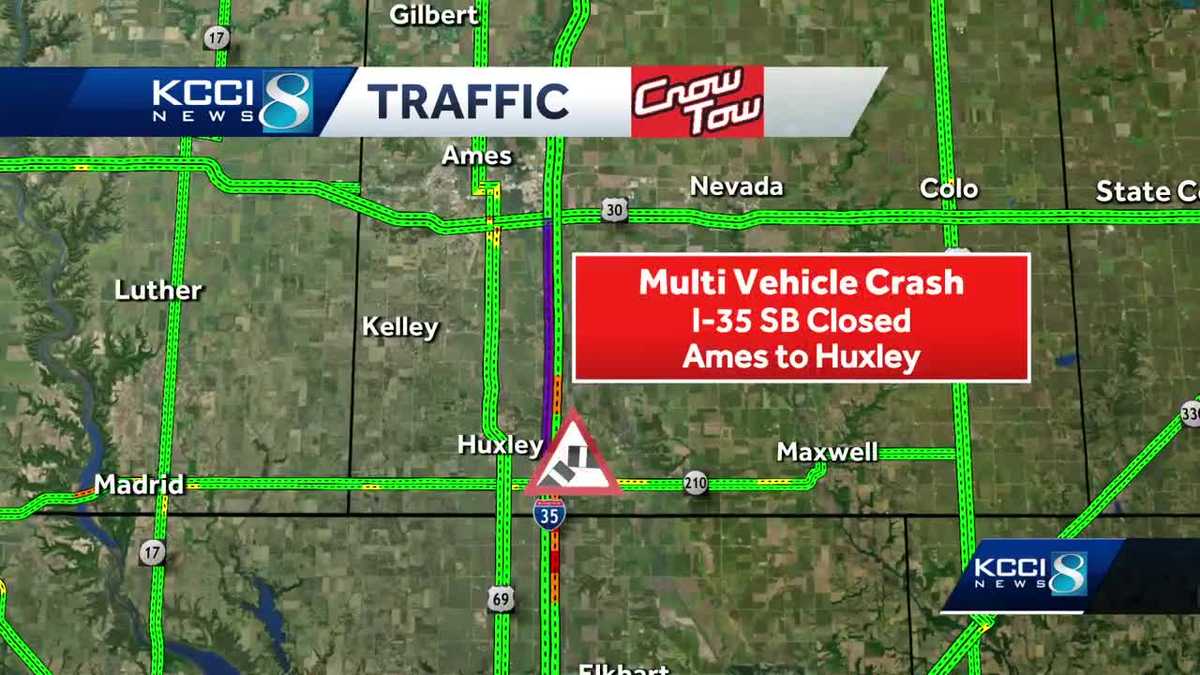 Iowa traffic: Major delays on I-35 between Ames and Ankeny
