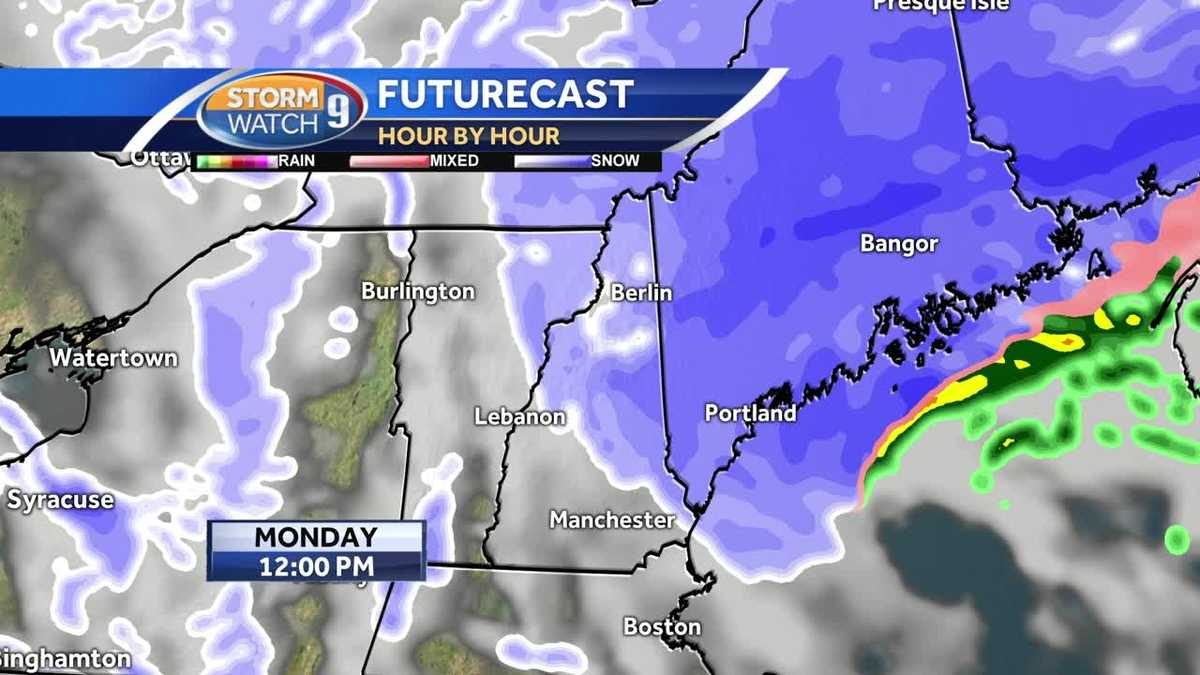 Hour-by-hour timeline: Tracking Christmas snow