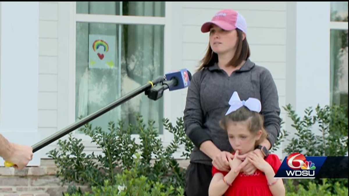 Rainbow drawings: One way kids in New Orleans are trying to show hope