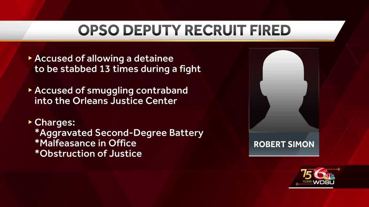 OPSO deputy recruit fired in connection with assault against detainee ...