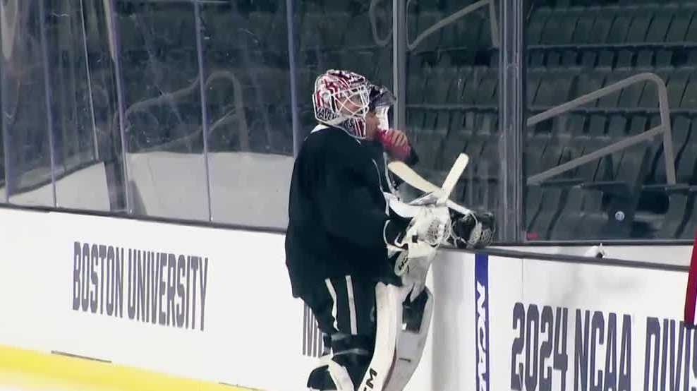 Omaha hockey's leading scorers and coach Gabinet