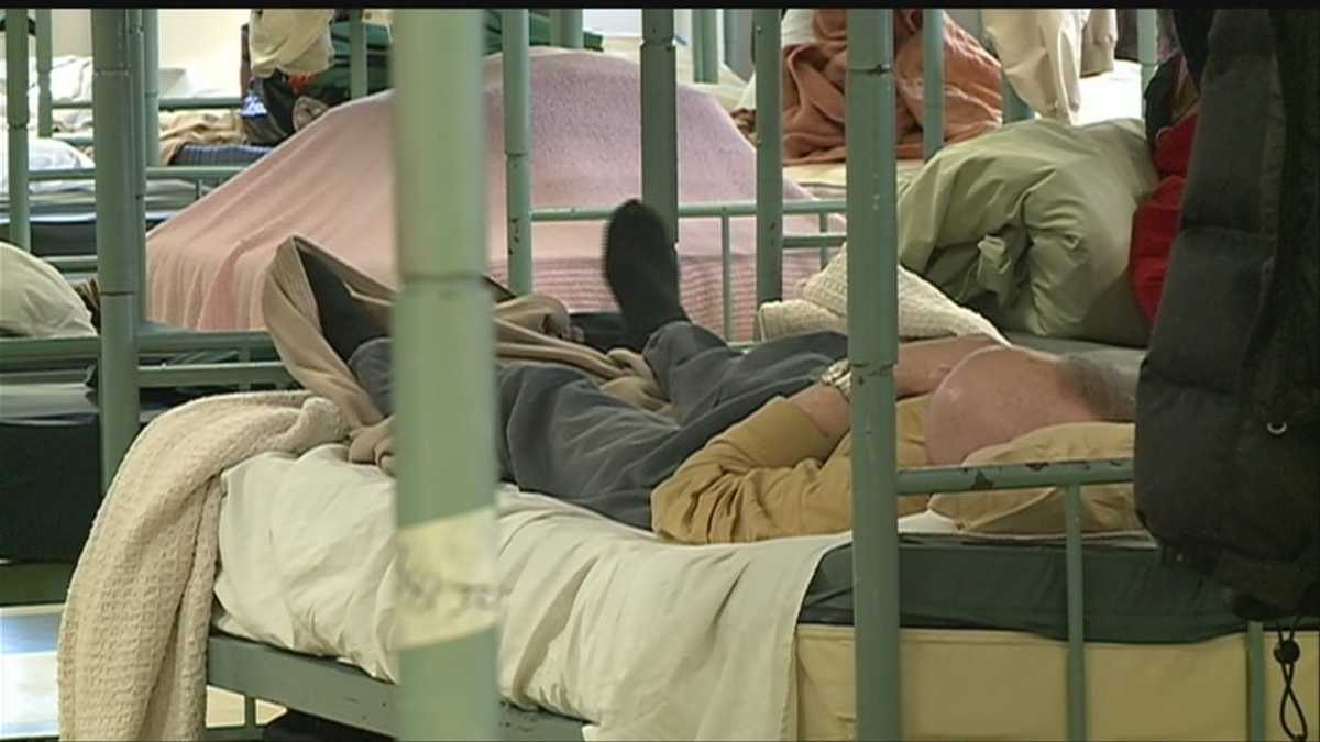 Homeless Seek Shelter In Bitter Cold