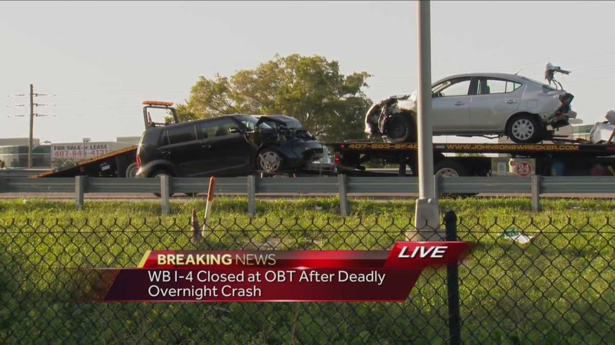 Deadly crash causes road closure on I-4