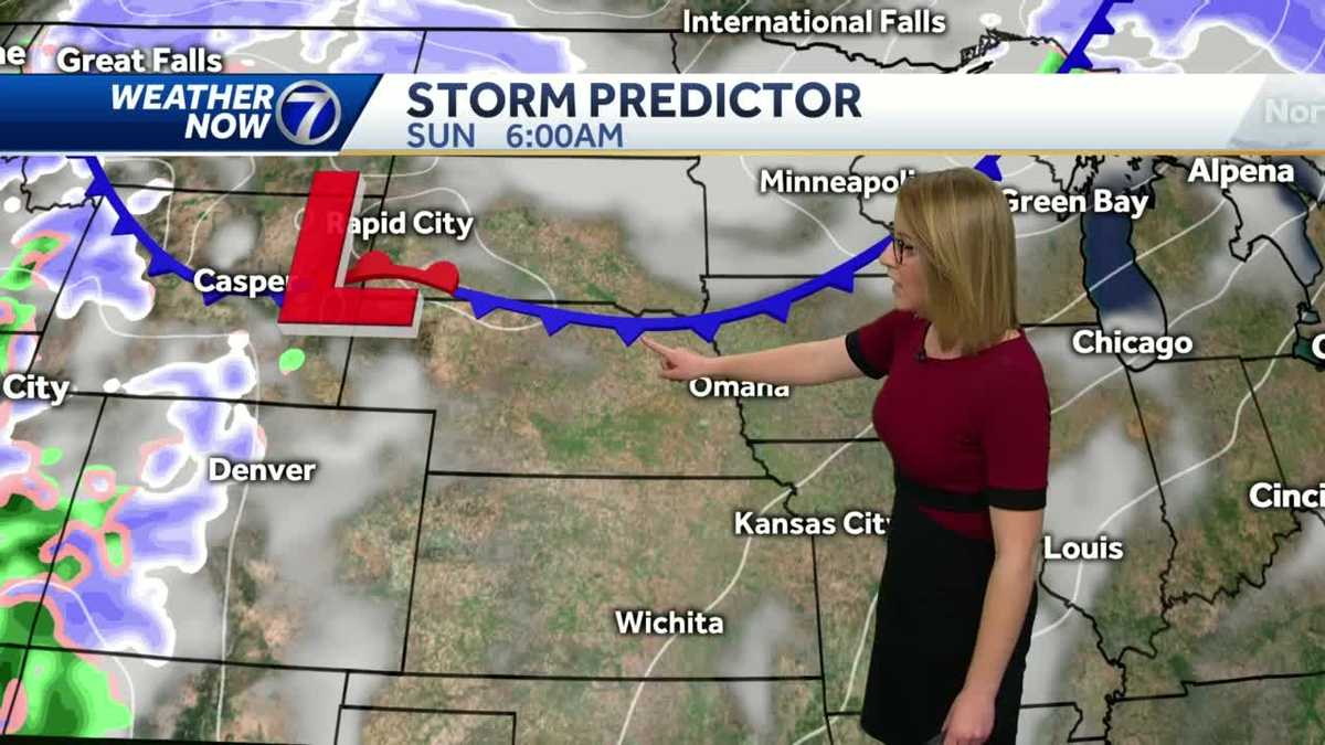Mild this weekend, cold and windy Monday
