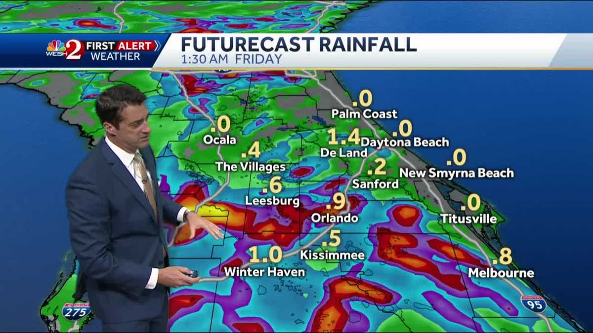 Tracking rain in Central Florida