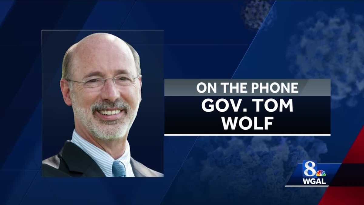 Gov. Tom Wolf addresses Pennsylvania counties that plan to reopen early